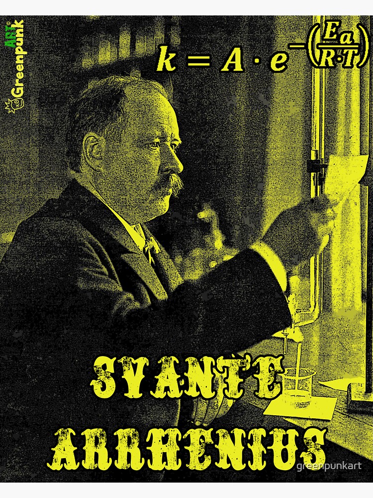 "Svante Arrhenius" Sticker for Sale by greenpunkart | Redbubble