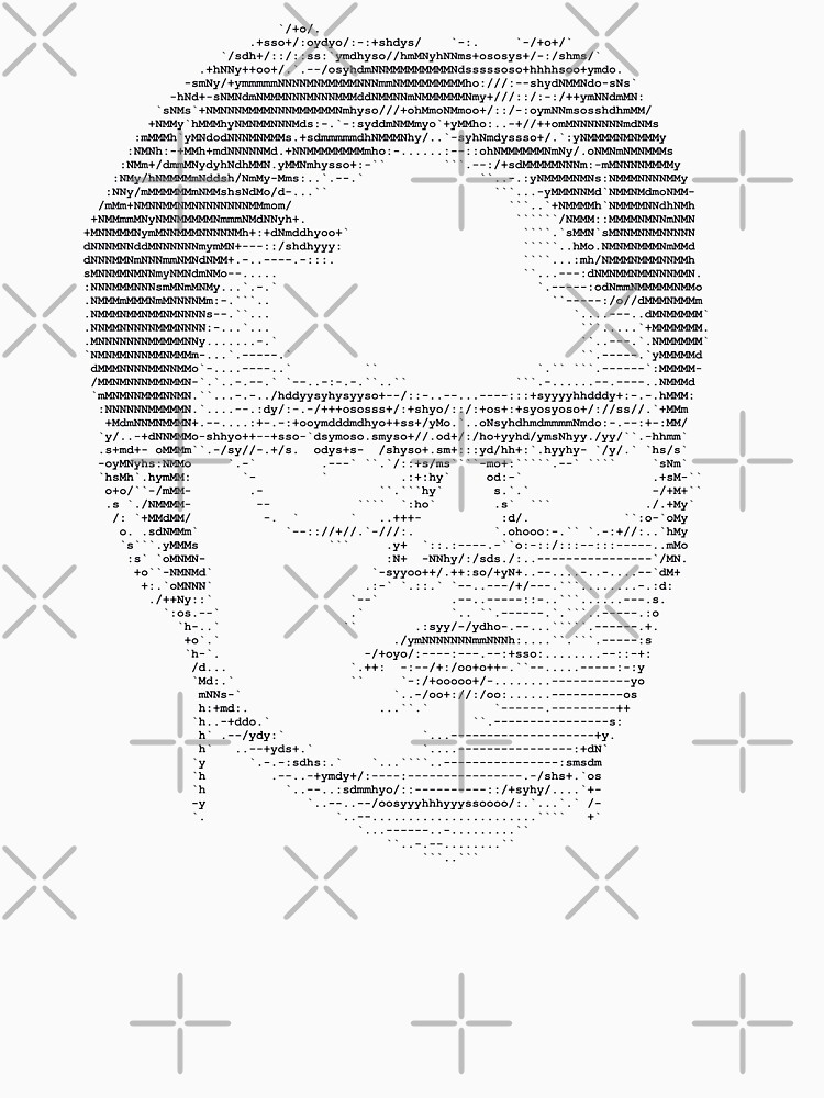 "Pam's ASCII Art Project Dwight Schrute Face Poster" T-shirt for Sale ...