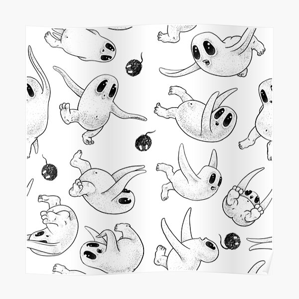 "Pickle Falling" Poster by TheDepsDoodles | Redbubble