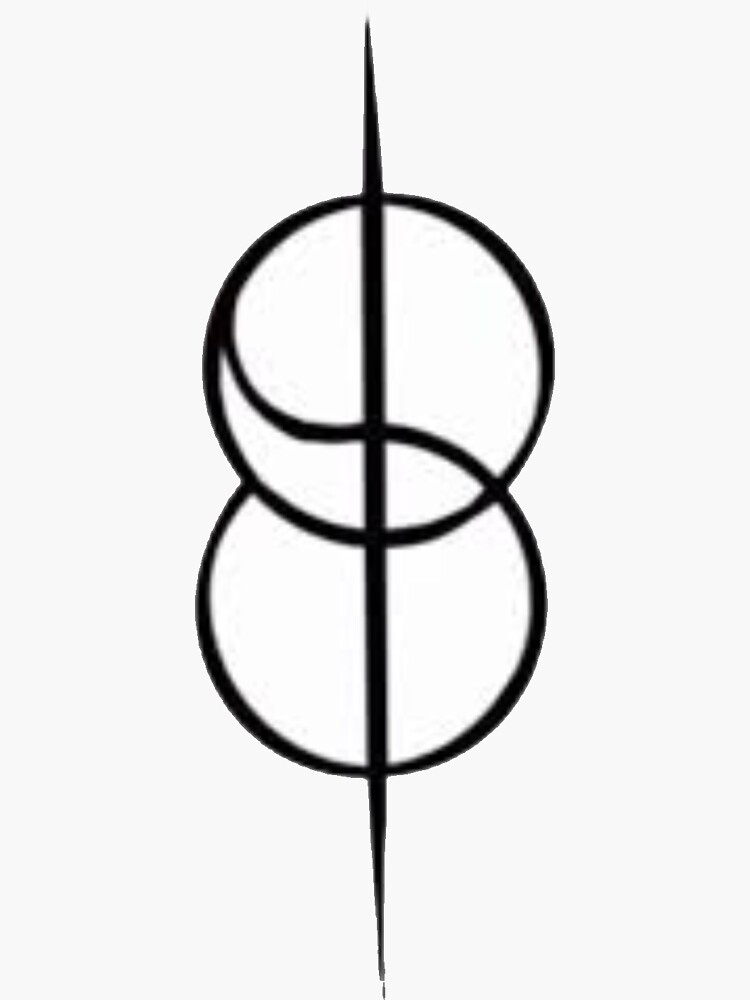 "Reality Shifting Symbol" Sticker for Sale by Morgan Bailey | Redbubble