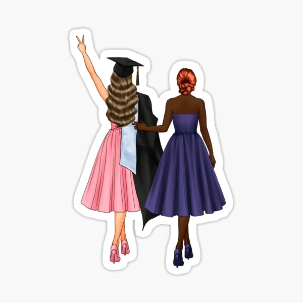 " Graduation Girls High School Graduation " Sticker for Sale by ...