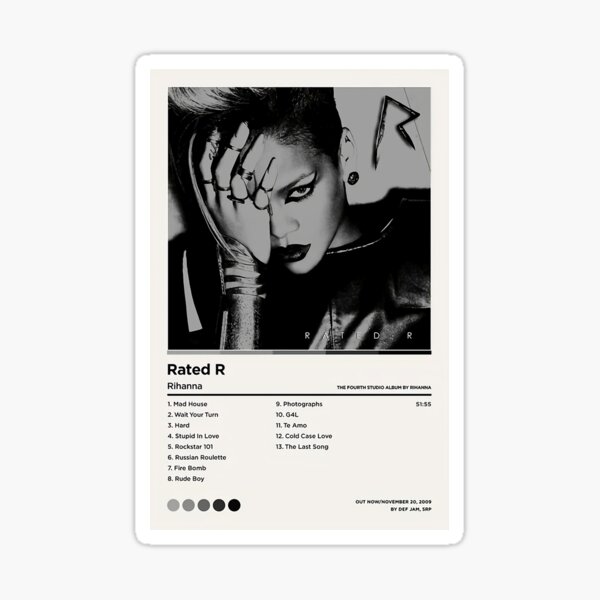 "Rated R" Sticker for Sale by polantasbuas | Redbubble