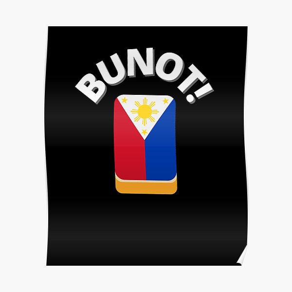 "Filipino Mahjong Bunot" Poster by Bahala-Na | Redbubble