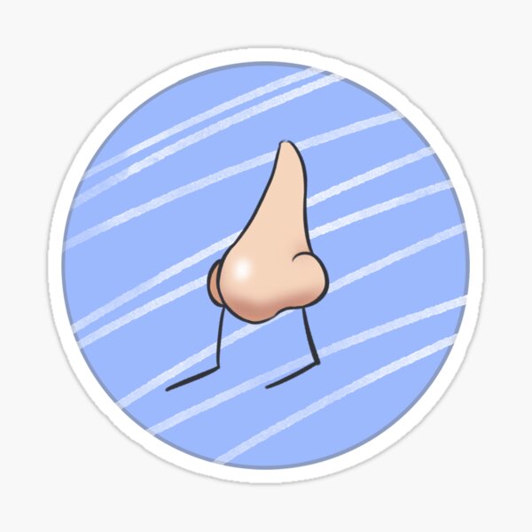 "Nose" Sticker for Sale by Dandelion05 | Redbubble