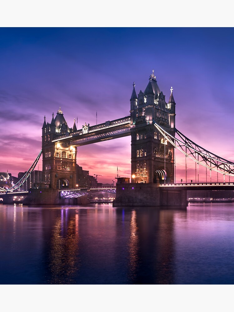 "London Bridge Design" Sticker for Sale by maxxikobbs | Redbubble