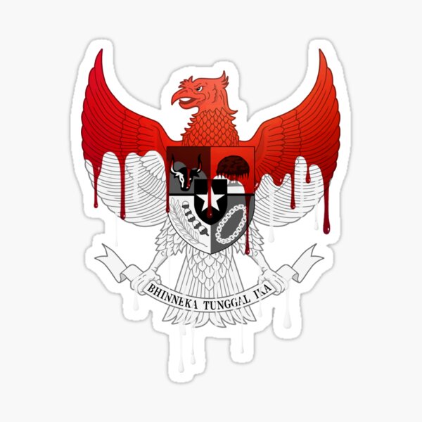 "Bhinneka Tunggal Ika" Sticker for Sale by strozekjacek | Redbubble