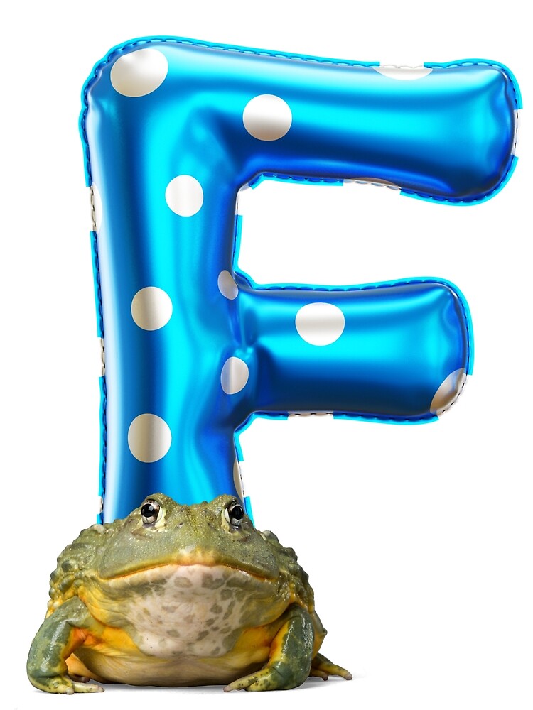"F is for Frog" Poster for Sale by Woowee808 | Redbubble