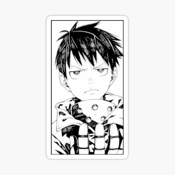 "Black and White Shinra from Fire Force| Perfect Gift | Force gift ...