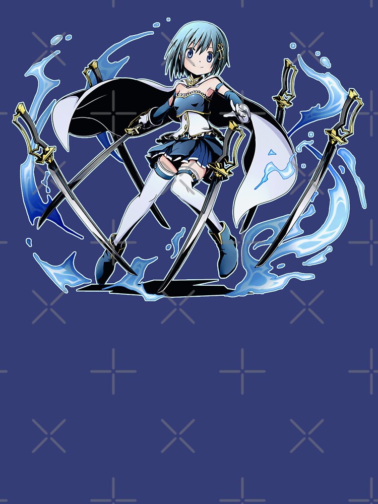 "Sayaka" T-shirt for Sale by FireFlea | Redbubble | puella magi madoka ...