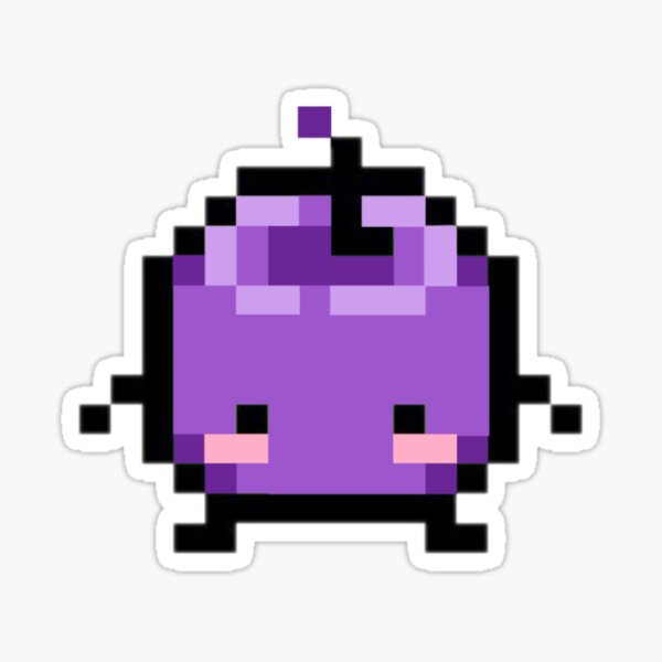 "Purple Junimo Stardew Valley" Sticker for Sale by kalinamia | Redbubble