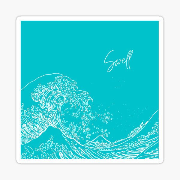 "Surfing Wave Ocean Swell" Sticker by MeSoul | Redbubble