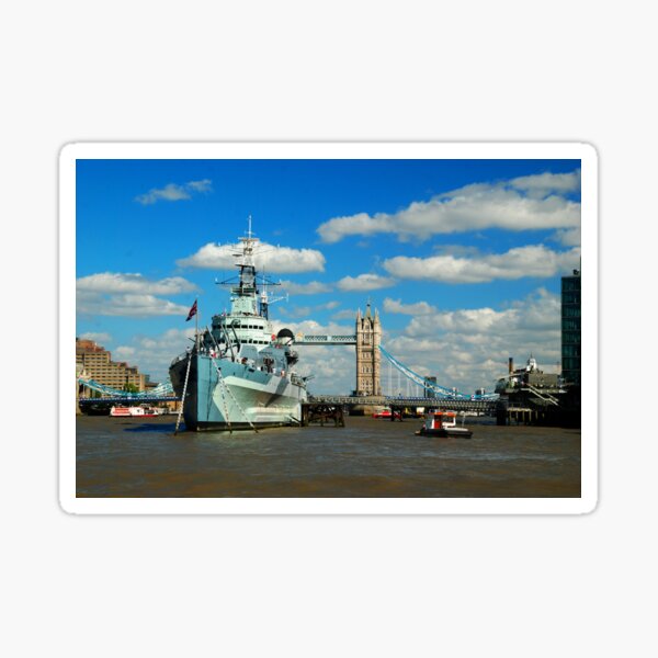 "HMS Belfast" Sticker for Sale by RichardGibb | Redbubble