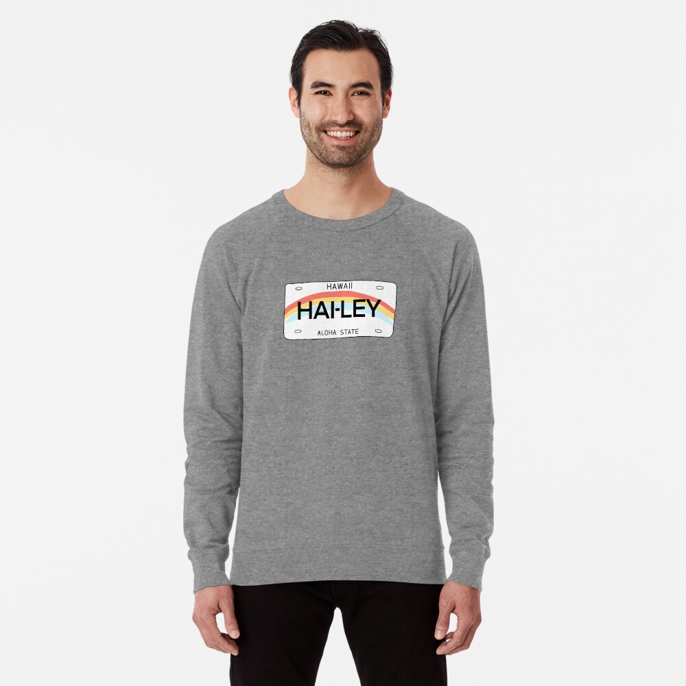 "Hailey Name License Plate" Sticker for Sale by Hannah-Hutch | Redbubble