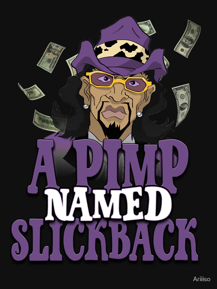 "A Pimp Named Slickback Boondocks Shirt" Active T-Shirt for Sale by ...