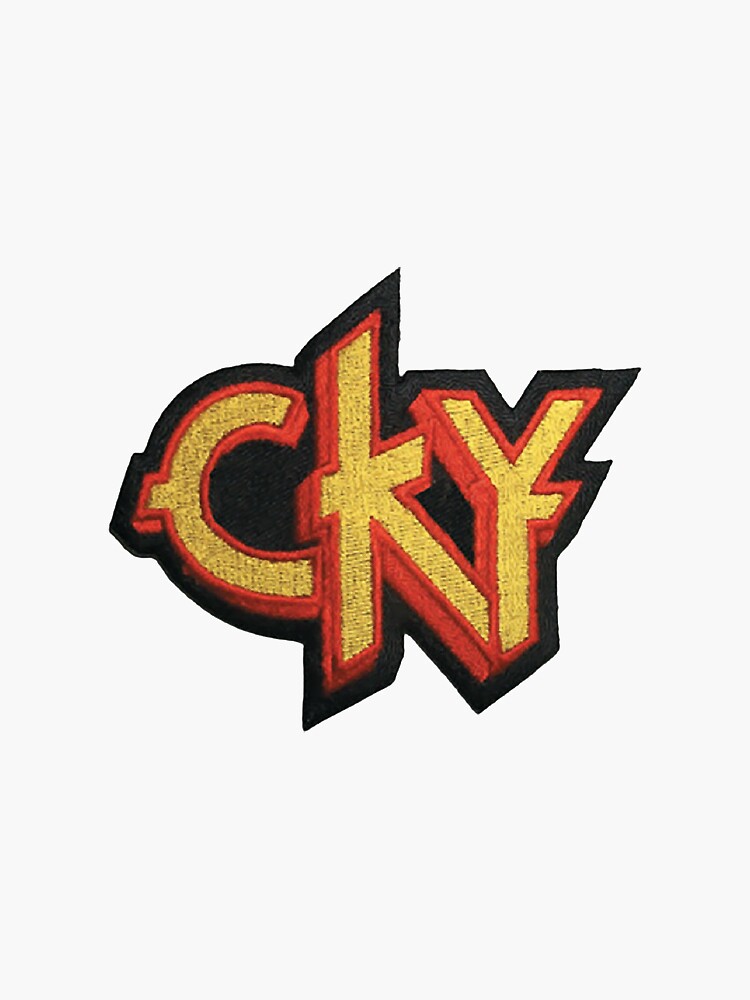 "CKY (patch sticker) " Sticker for Sale by LayerLines | Redbubble