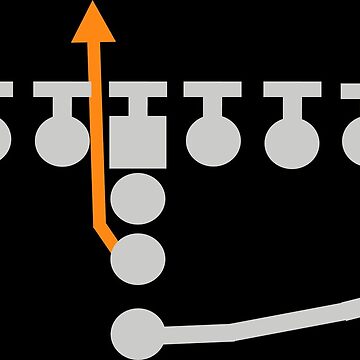 "NCAA Football - Fullback FB Dive" Sticker for Sale by frankyou | Redbubble