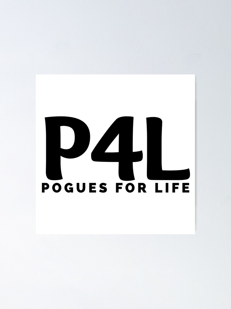 "P4L - pogues for life outer banks " Poster for Sale by danielleblack04 ...