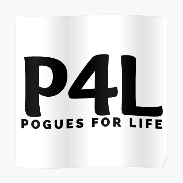 "P4L - pogues for life outer banks " Poster for Sale by danielleblack04 ...