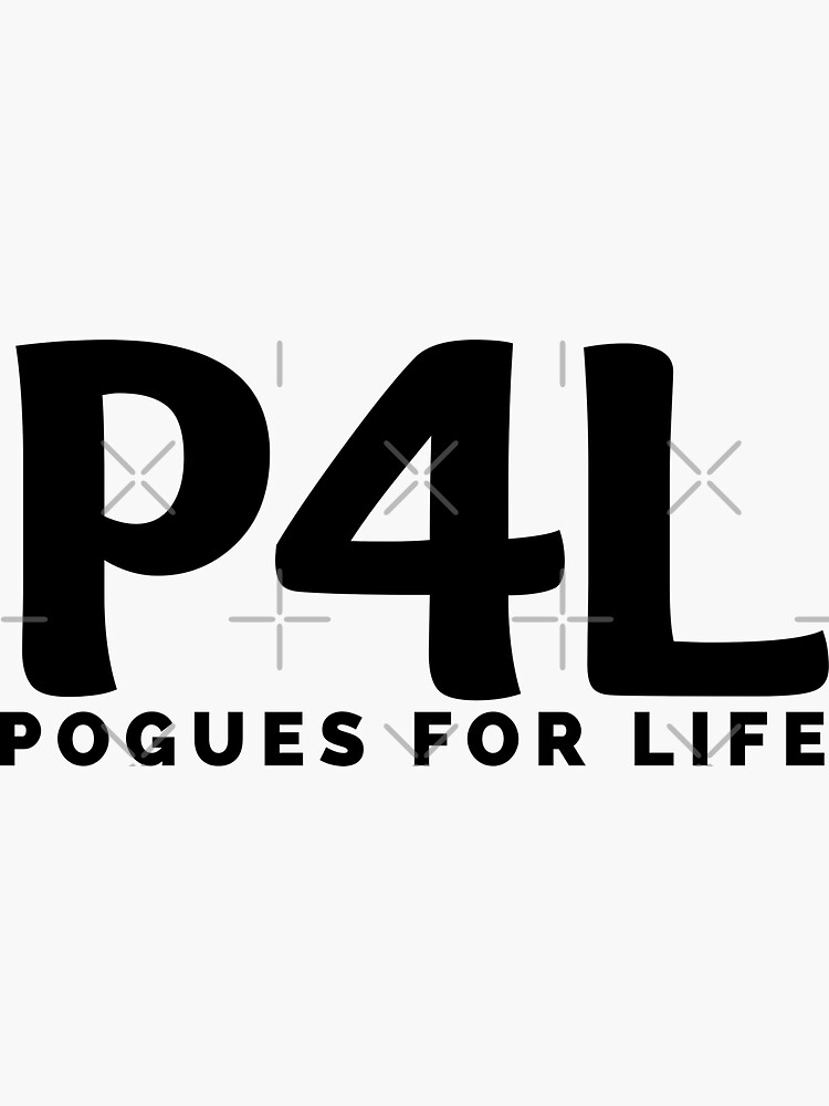 "P4L - pogues for life outer banks " Sticker for Sale by ...