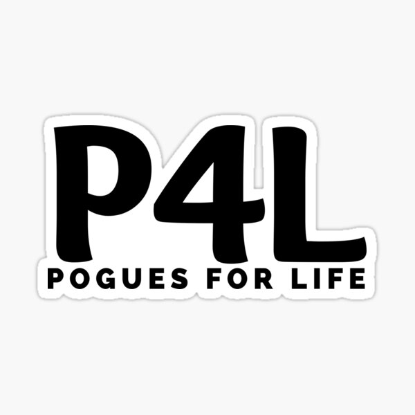 "P4L - pogues for life outer banks " Sticker for Sale by ...
