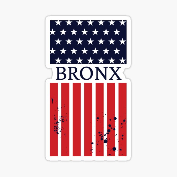 "American Flag, BRONX style" Sticker for Sale by ROY-YA | Redbubble