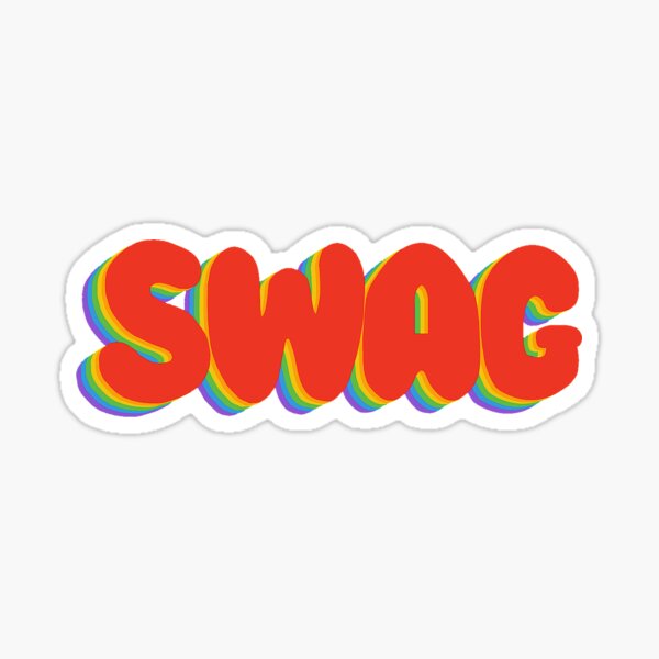 "swag" Sticker by equity-in-edu | Redbubble