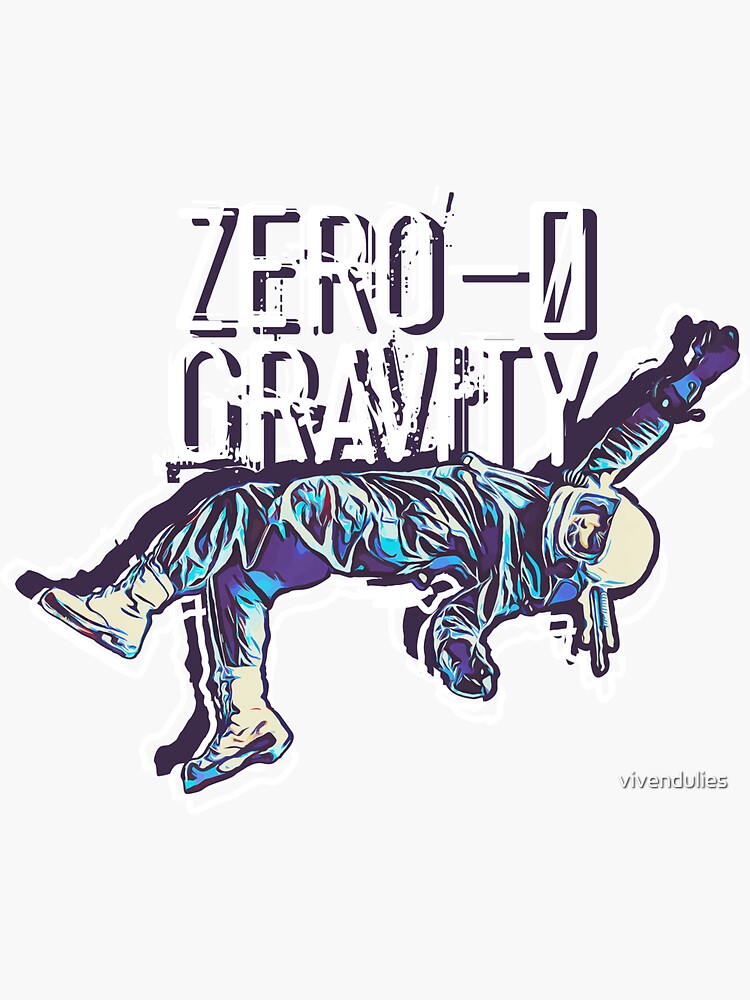 "Zero Gravity - Floating Astronaut VRS2" Sticker for Sale by ...