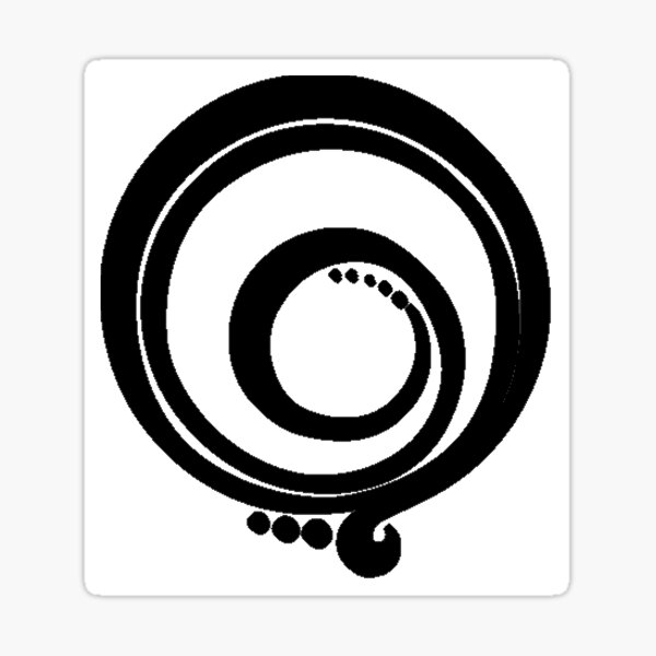 "Symbol for Gratitude" Sticker for Sale by kbleckey | Redbubble