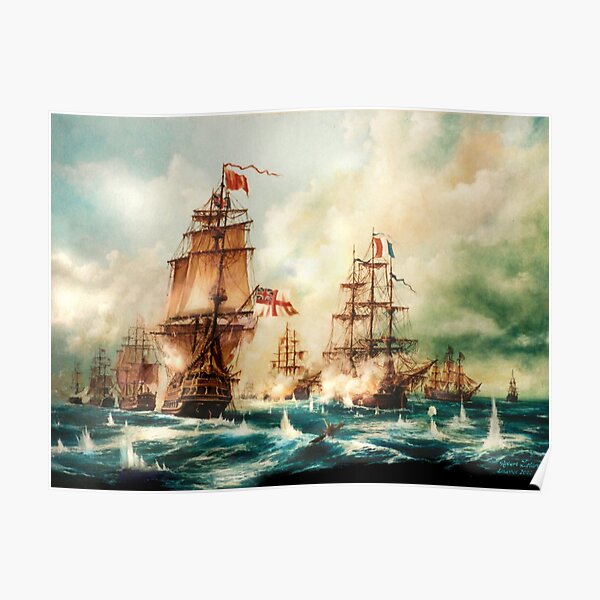 "BATTLE OF TRAFALGAR " Poster for Sale by cynthia2002 | Redbubble