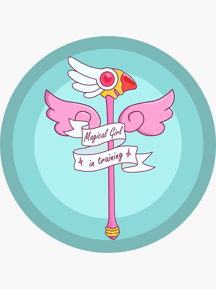 "Sakura Card Captor Sticker" Sticker for Sale by santos7705 | Redbubble
