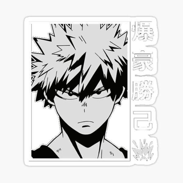 "Boku no hero academia (my hero academia)kacchan " Sticker for Sale by ...