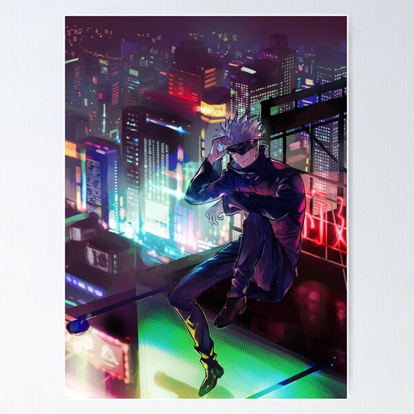 "4K Gojo Satoru" Poster for Sale by AnimeScenery | Redbubble