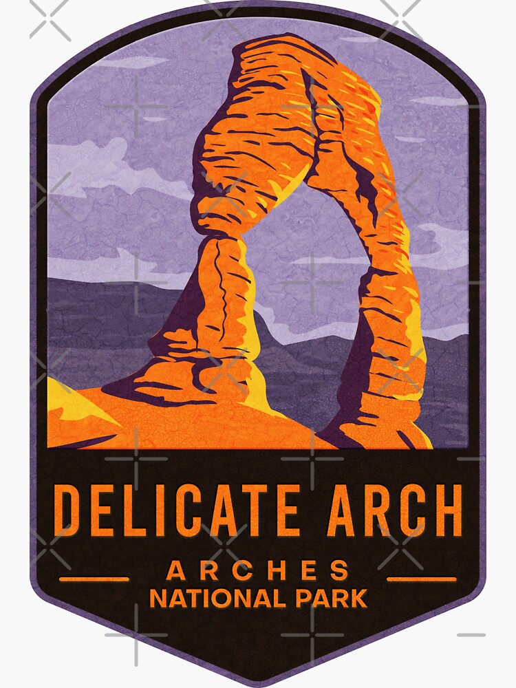 "Delicate Arch Arches National Park" Sticker for Sale by JordanHolmes ...