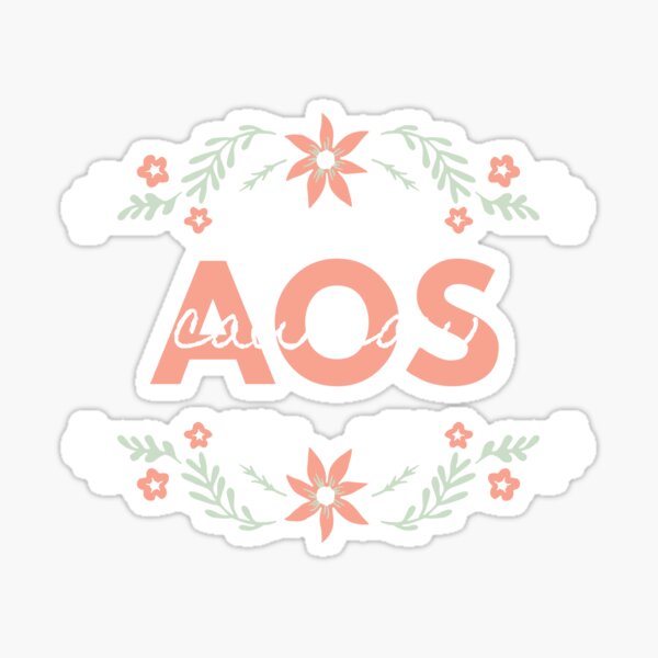 "AOS Caw Caw" Sticker for Sale by SingerGoods | Redbubble