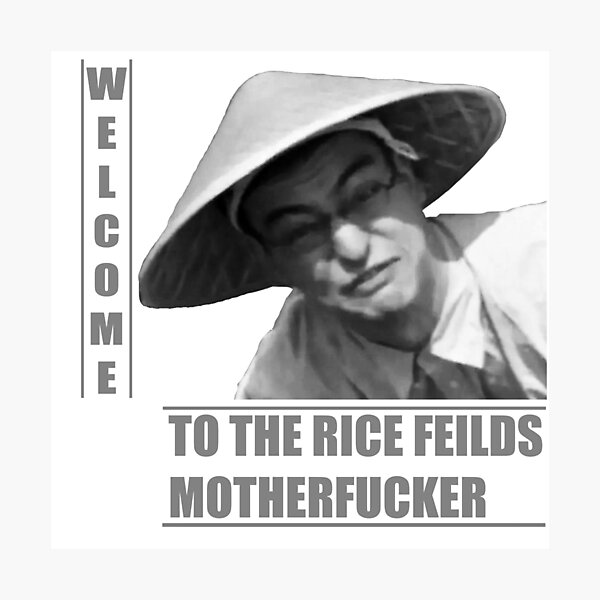 "WELCOME TO THE RICE FIELDS" Photographic Print by maxyman245 | Redbubble