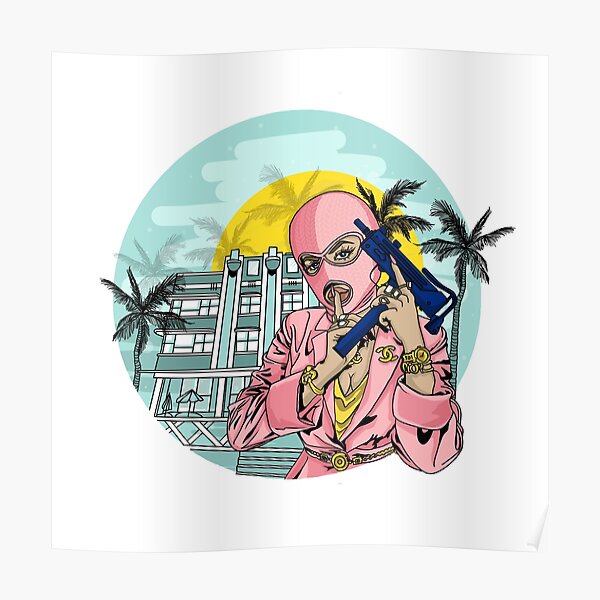 "Miami Girl Goon " Poster by pixelsxbullets | Redbubble