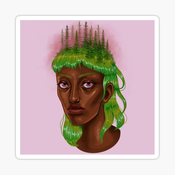 "Brain Fog" Sticker for Sale by carlottaemma | Redbubble