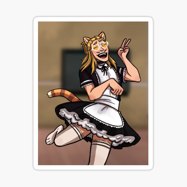 "City Kitty, ya digg? -Cat Maid Present Mic - Hizashi Yamada" Sticker ...