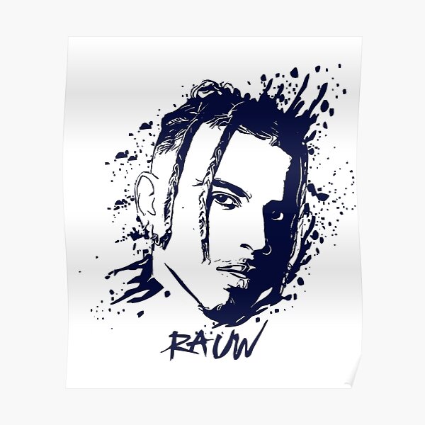 "Rauw Alejandro Sticker" Poster by RosemoonUS | Redbubble