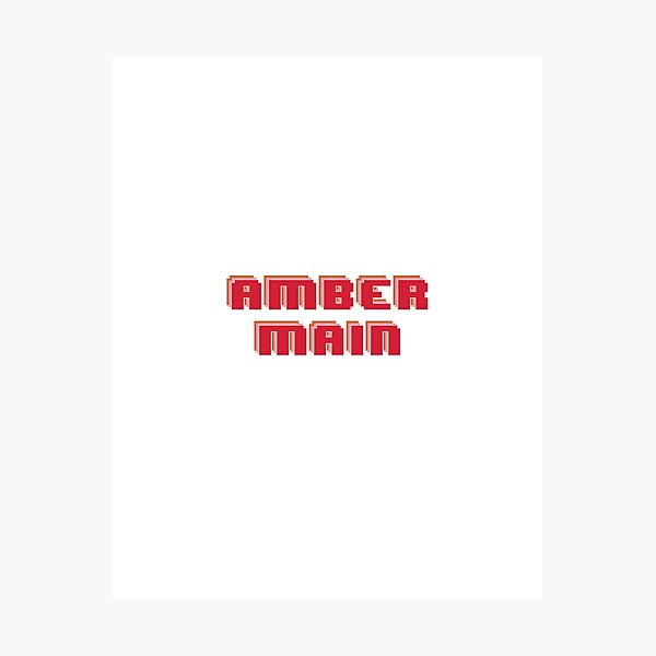 "Amber Main Genshin Impact Main DPS " Photographic Print by ...