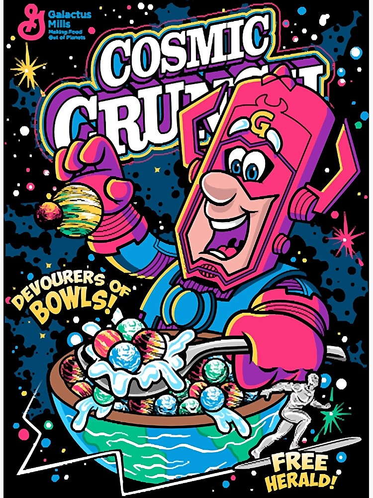 "Cosmic Crunch Cereal " Poster for Sale by edoepke | Redbubble