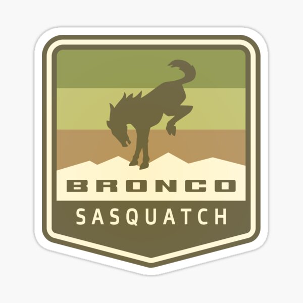 "Ford Bronco | Sasquatch 2021" Sticker for Sale by arkantero | Redbubble