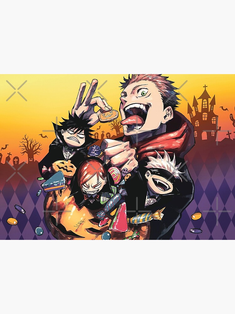 Póster «Anime Halloween Gojo, Itadori, Kugisaki, Megumi Fan art, cartel ...