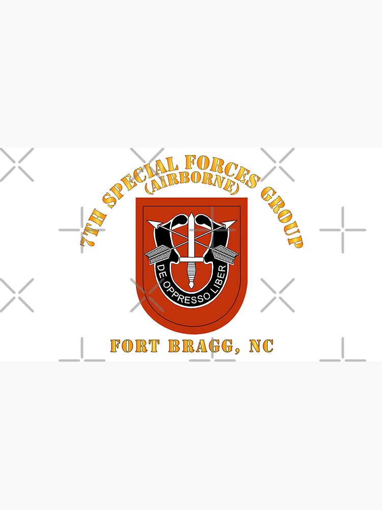 "Army - 7th Special Forces Group w Flash - FBNC" Cap for Sale by ...