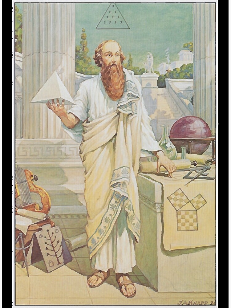 "Pythagoras and the 47th Problem of Euclid " Poster for Sale by ...