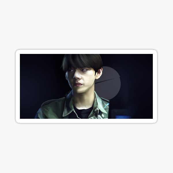 "BTS V" Sticker by AutumnLeafe | Redbubble