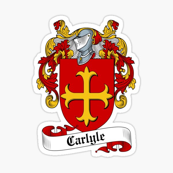 "Carlyle" Sticker for Sale by HaroldHeraldry | Redbubble