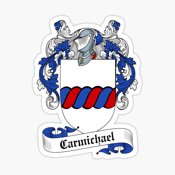 "Carmichael " Sticker by HaroldHeraldry | Redbubble
