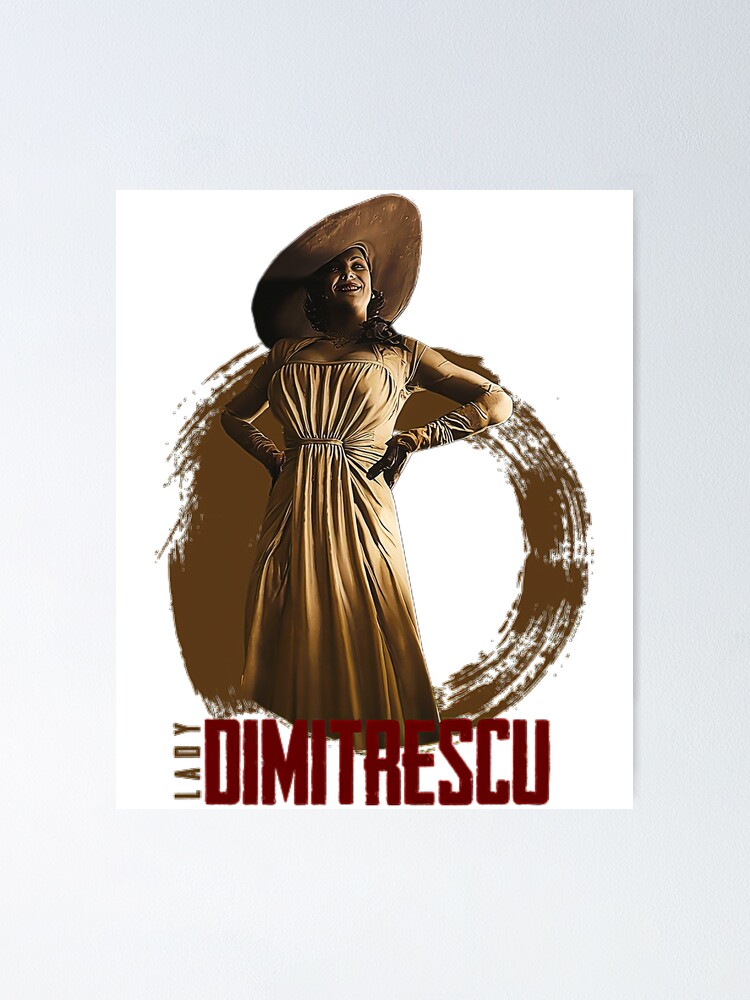 "Lady Dimitrescu" Poster by dimitrescu269 | Redbubble