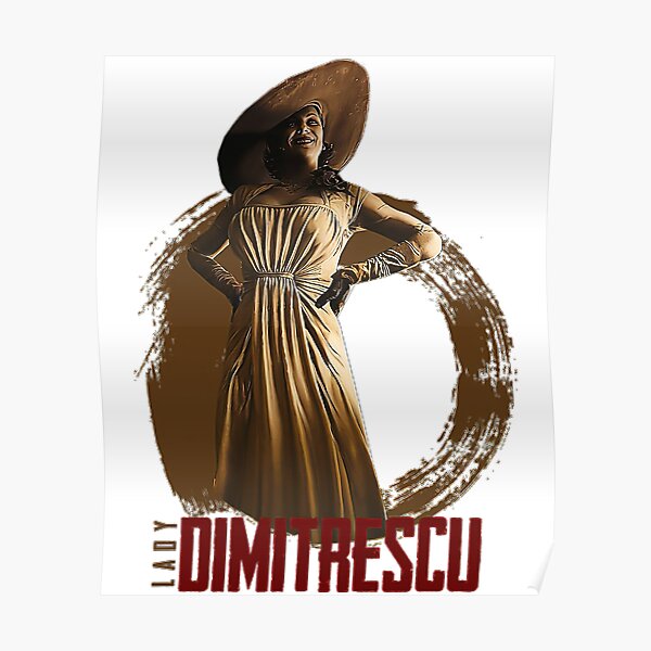 "Lady Dimitrescu" Poster by dimitrescu269 | Redbubble